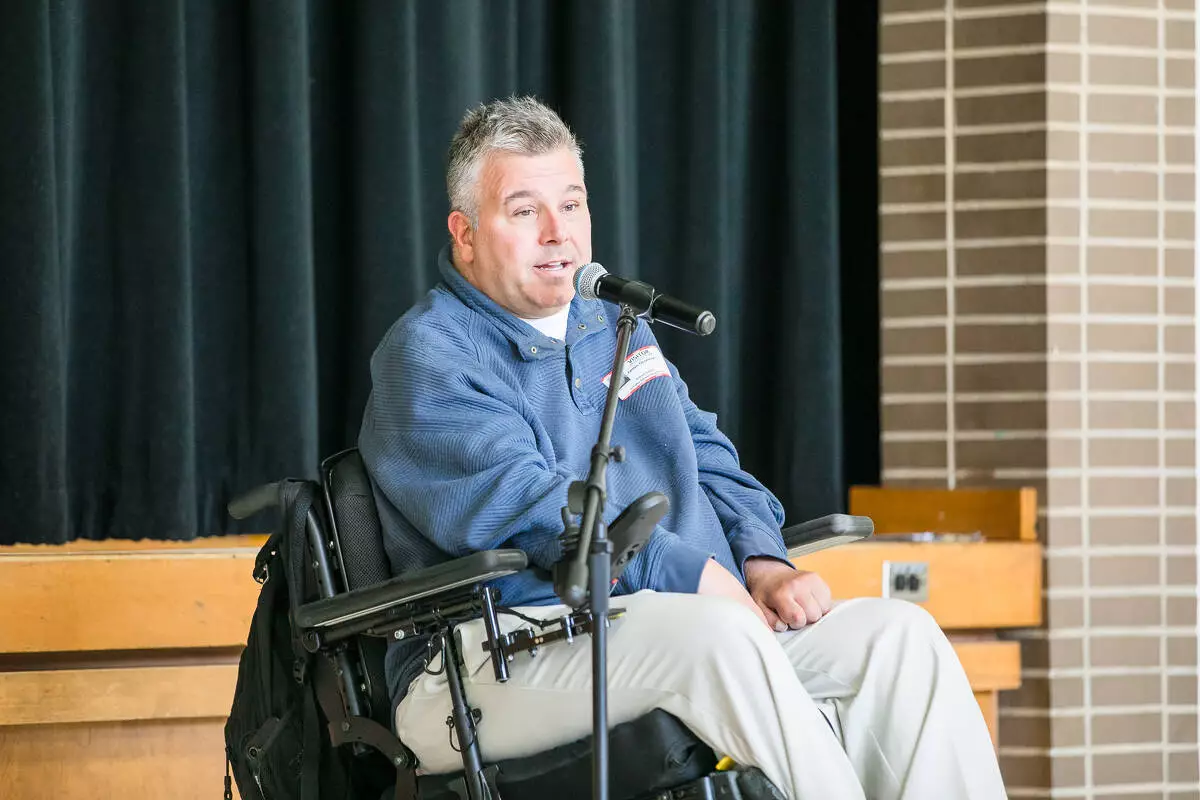 Sharks welcome guest speaker JJ O’Connor - District 45