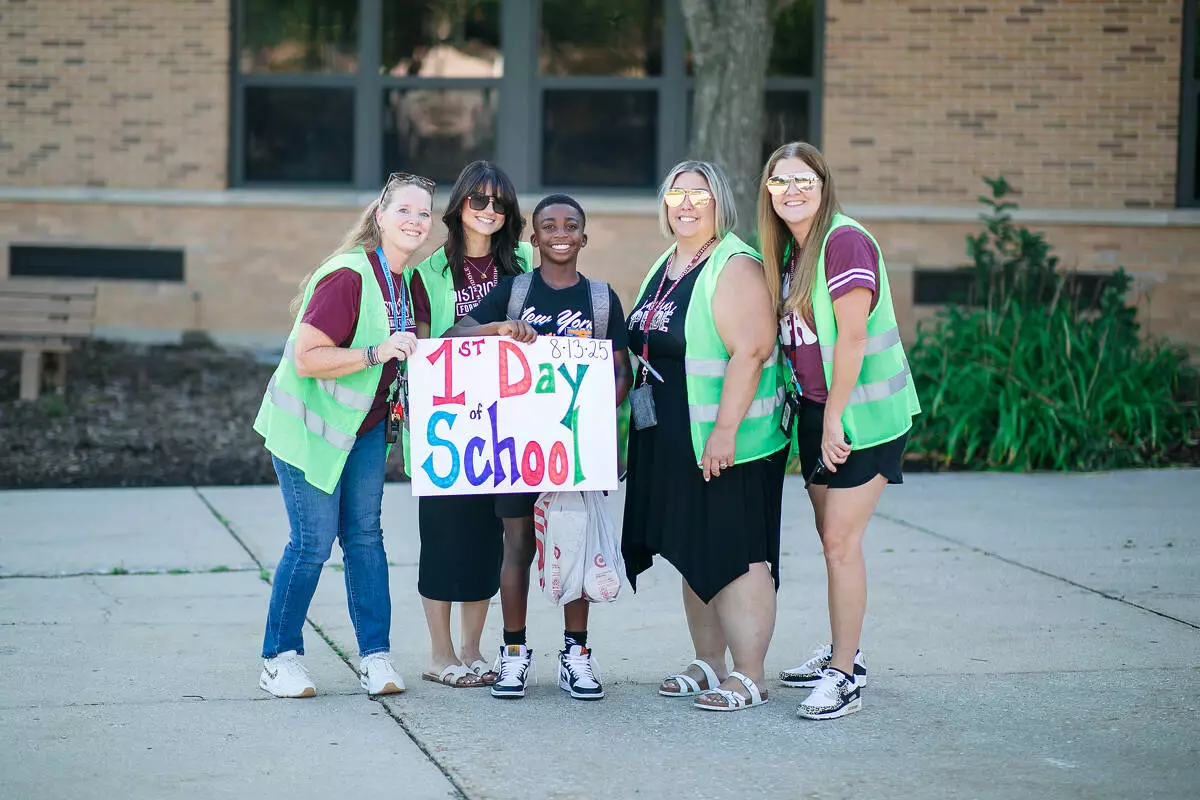 First day of school arrives - District 45
