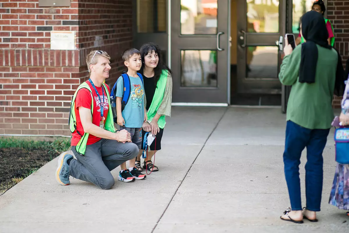 First day of school arrives - District 45