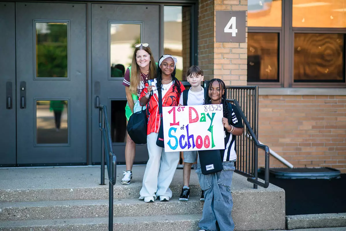 First day of school arrives - District 45