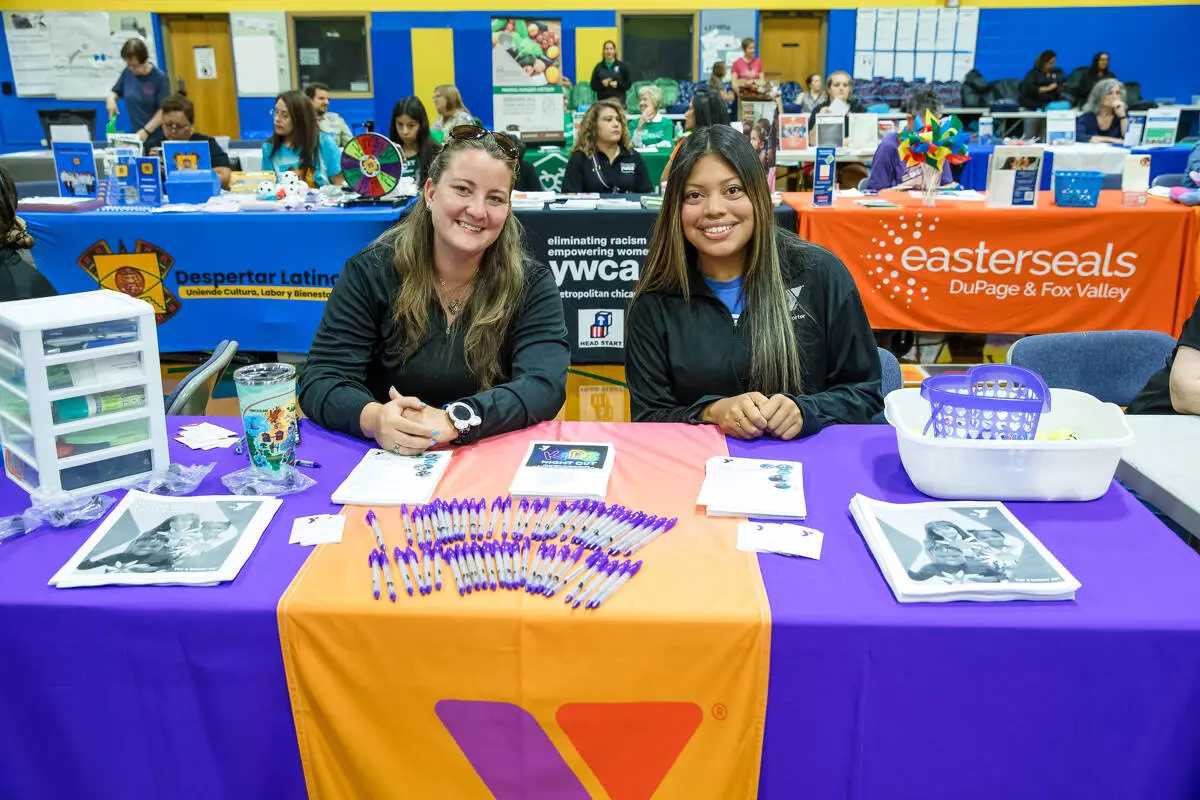 Community shares resources at back-to-school fair - District 45